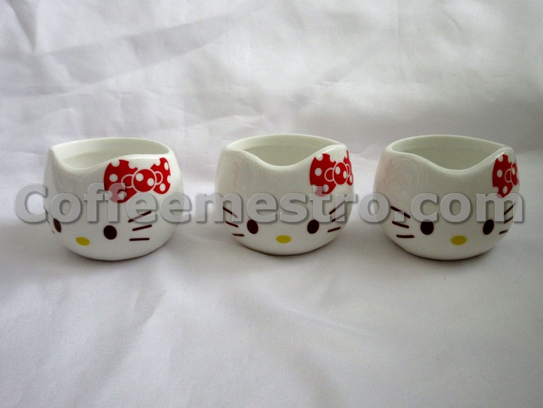 Hello Kitty Ceramic Tea Pot and 3 Cups Set | Collectible Mug or Teaware ...