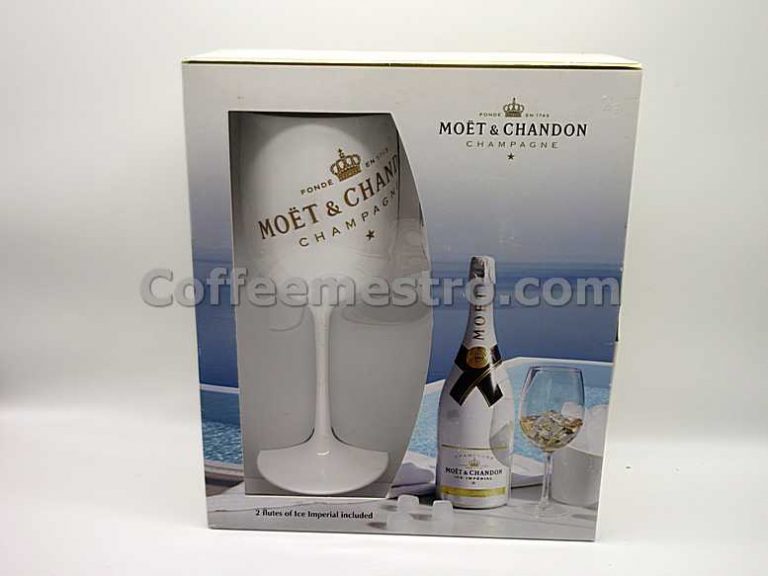 Moët & Chandon Ice Imperial 2 Flutes Acrylic-Goblets Glasses Box Set ...