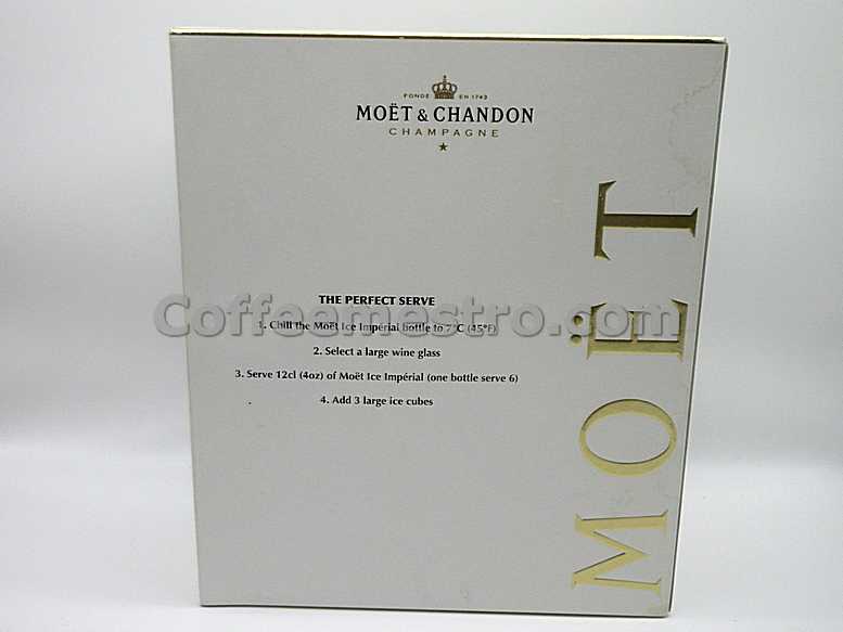 Moët & Chandon Ice Imperial 2 Flutes Acrylic-Goblets Glasses Box Set ...