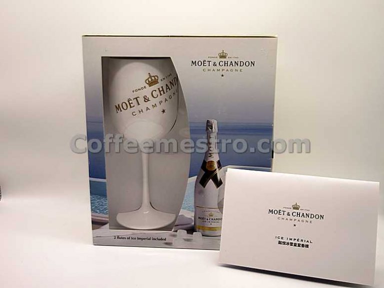 Moët & Chandon Ice Imperial 2 Flutes Acrylic-Goblets Glasses Box Set ...