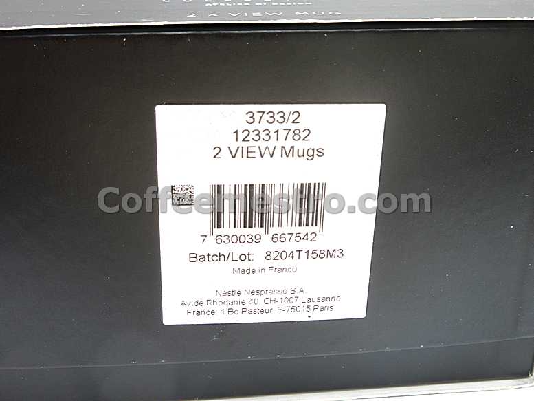 Nespresso View Collection 2 View Mugs Box Set - Coffeemestro.com