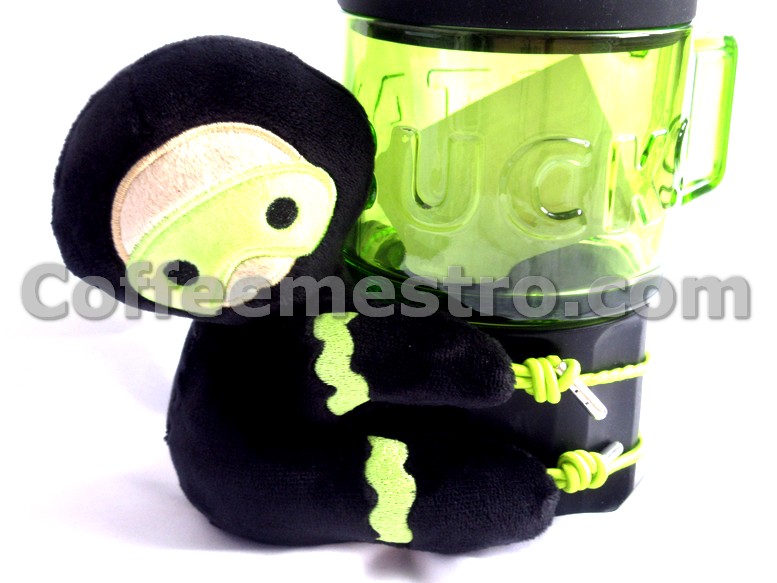 Starbucks 515ml Gingerbread Man Skier Plush Doll with Glass ...