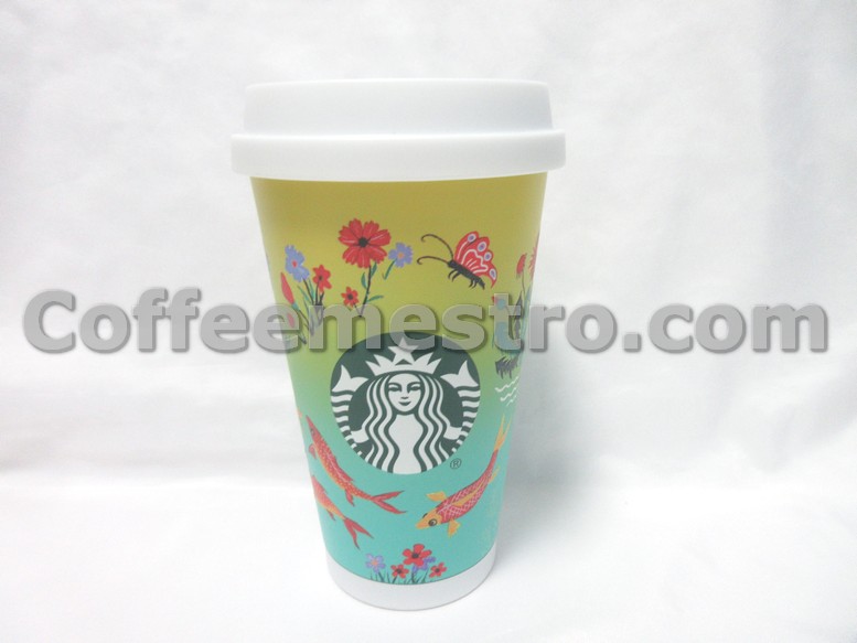 Starbucks China Koi Fish Graphic 370ml Stainless Steel Tumbler ...